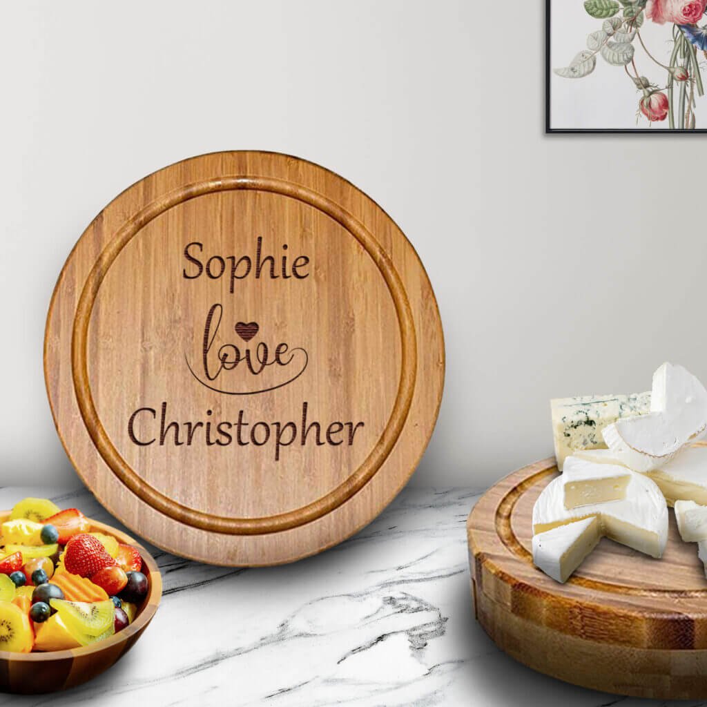 Personalized Tapas Board Serving Tray, Custom Appetizer Board