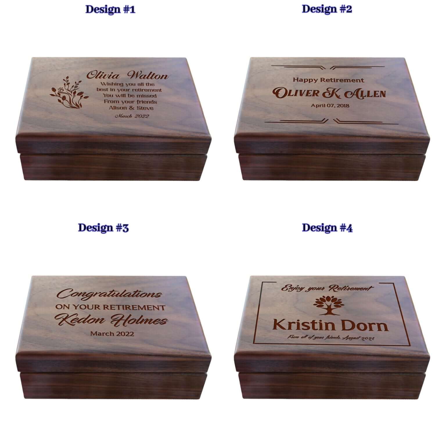 Retirement Memory Box, Keepsake Box for Retired
