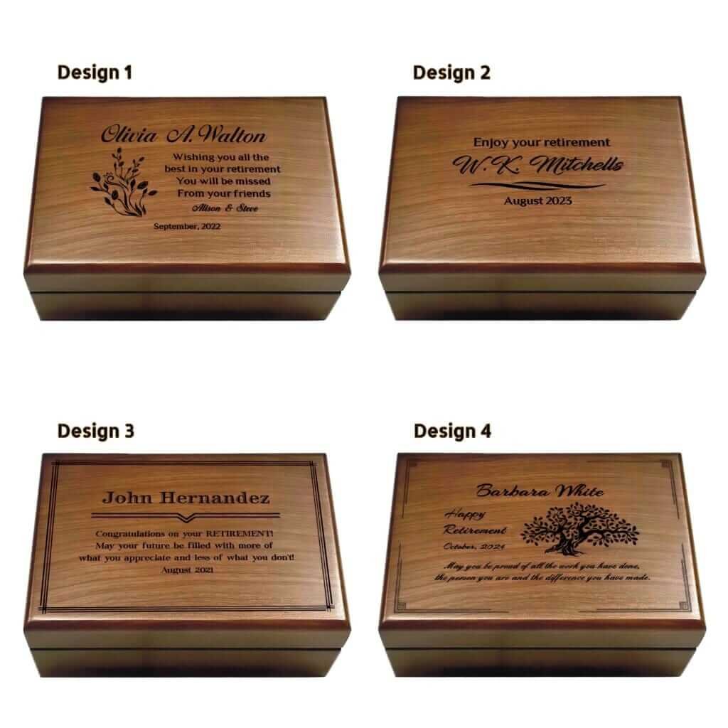 Retirement Memory Box, Keepsake Box for Retired